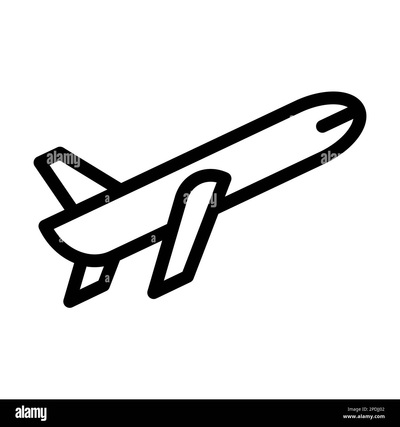 Take Off Vector Thick Line Icon For Personal And Commercial Use Stock ...