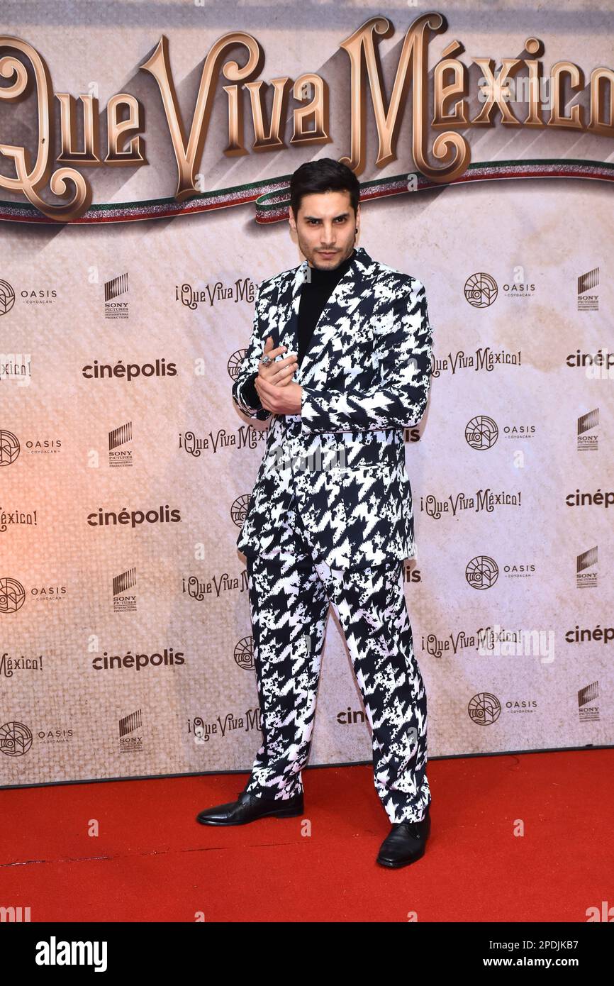 Mexico City, Mexico. 14th Mar, 2023. Actor Alex Perea attends the red ...