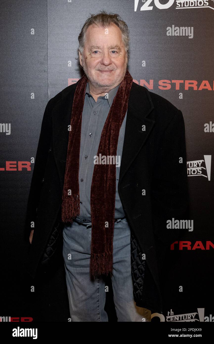 New York, USA. 14th Mar, 2023. Peter Gerety arrives on the red carpet ...