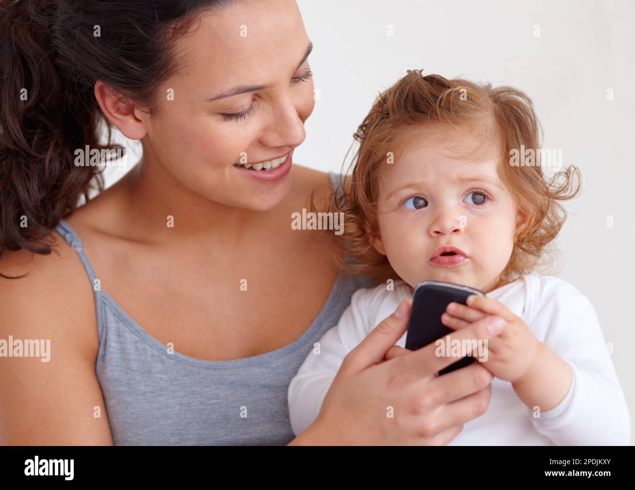Children i phone hi-res stock photography and images - Alamy
