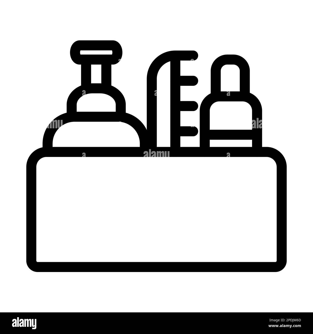 Hygiene Product Vector Thick Line Icon For Personal And Commercial Use ...