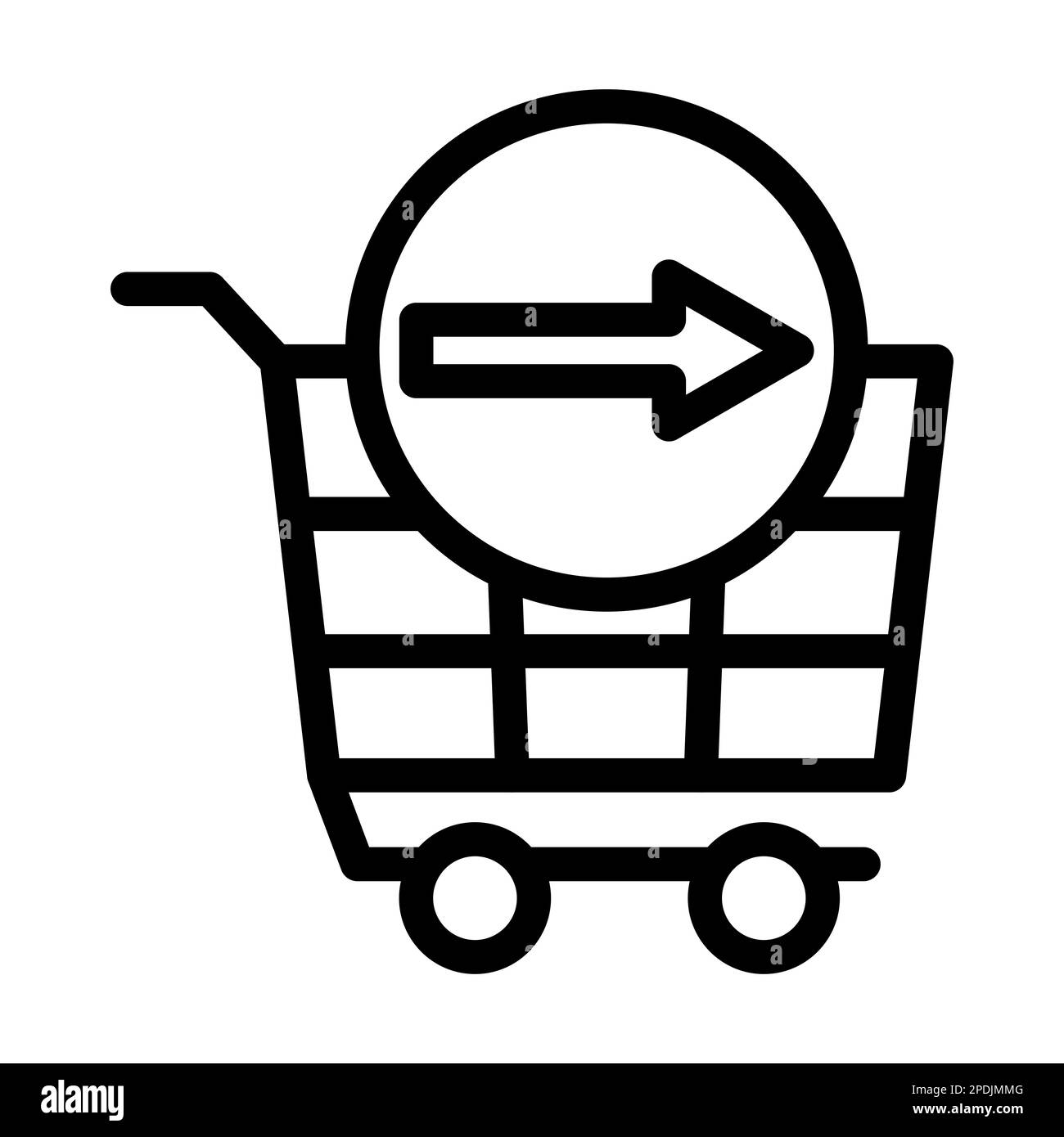 Checkout Vector Thick Line Icon For Personal And Commercial Use Stock ...