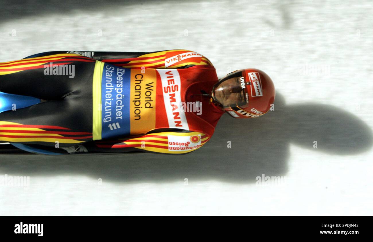Germany's Sylke Otto competes in a World Cup Women's Luge event at the ...