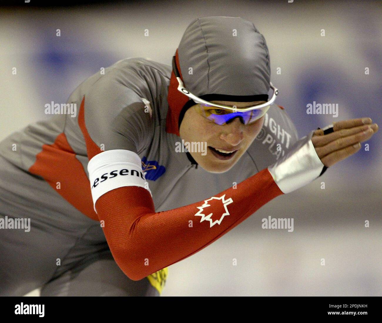 Canada's Kristina Groves competes in the 3000m women World Cup speed ...