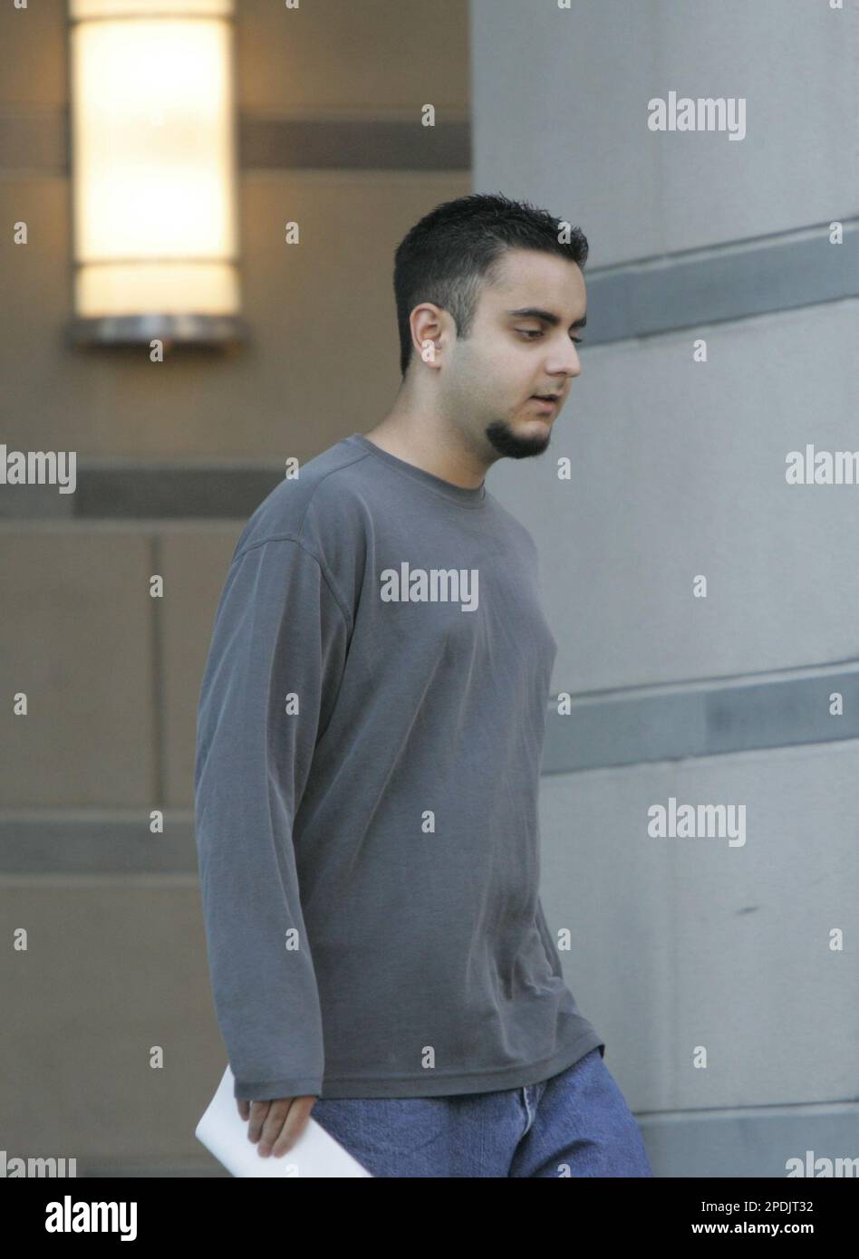 Omar Dhanani of Fountain Valley, Calif., leaves U.S. District ...