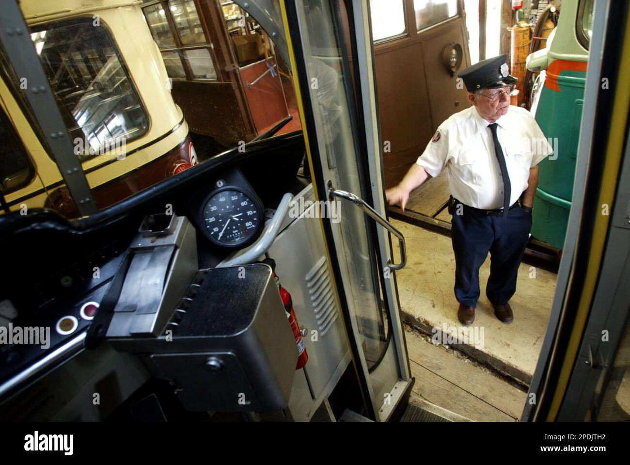 ** ADVANCE FOR SUNDAY NOV. 20 ** Trolley Conductor William Blackburn ...