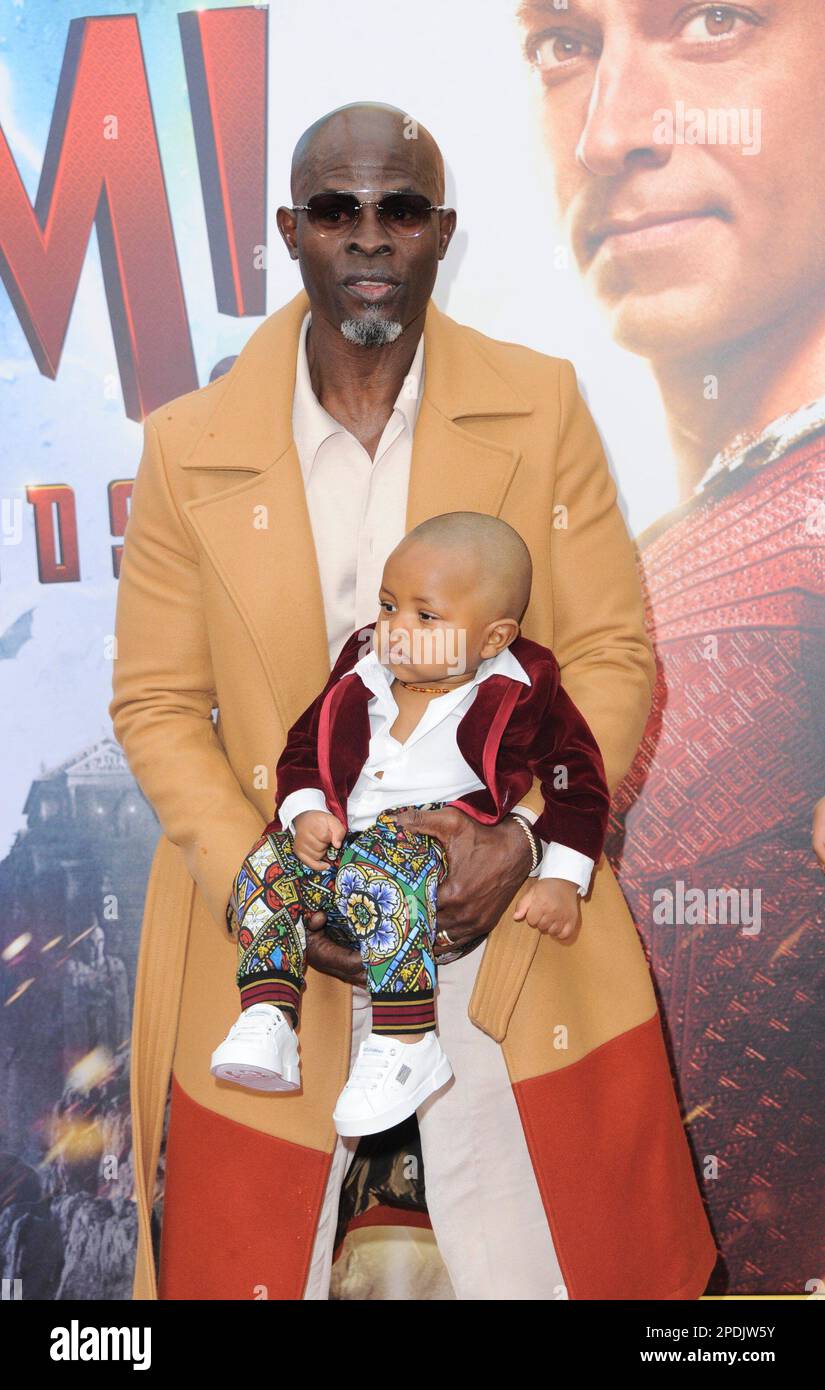 Los Angeles, CA. 14th Mar, 2023. Djimon Hounsou, Fela Hounsou at ...