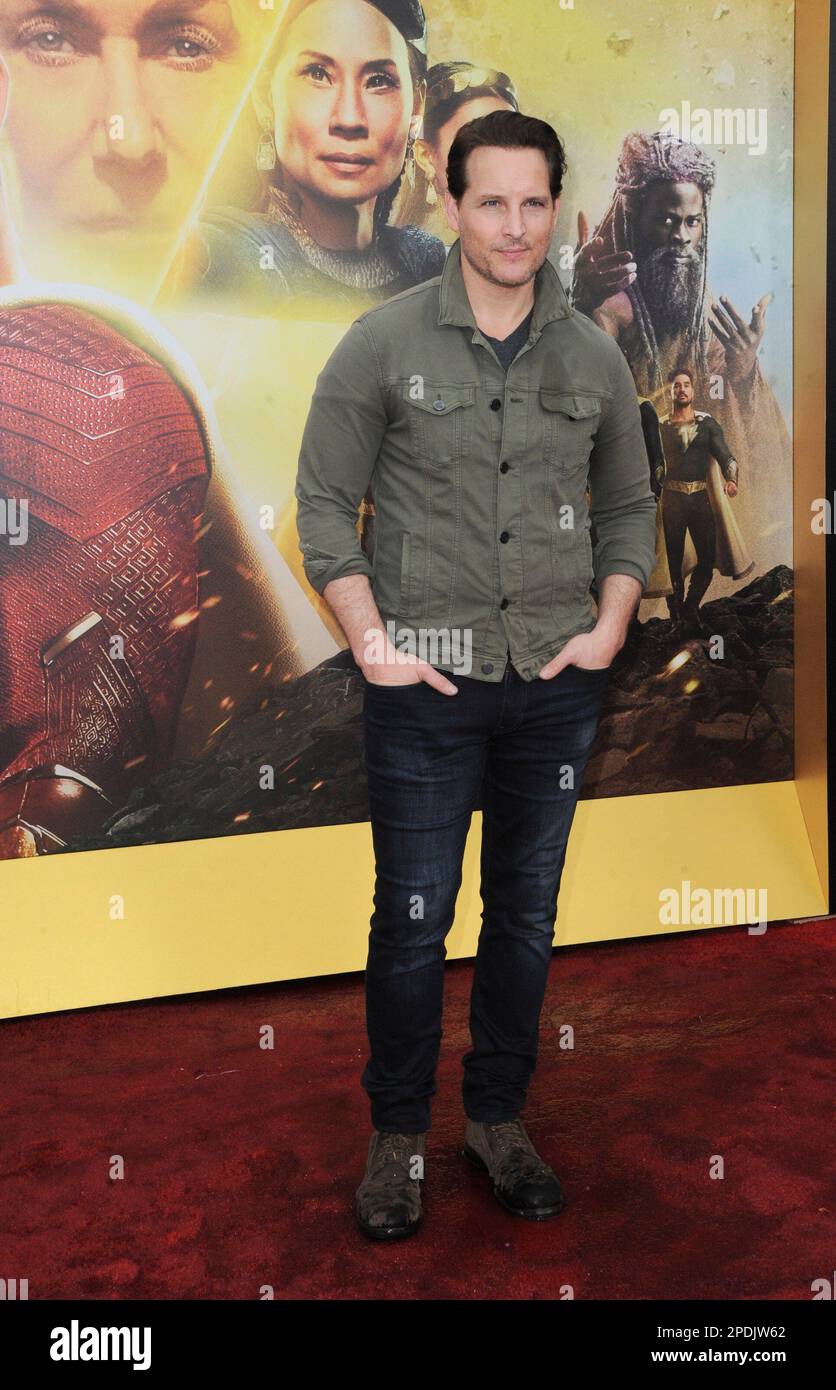 Los Angeles, CA. 14th Mar, 2023. Peter Facinelli at arrivals for SHAZAM ...