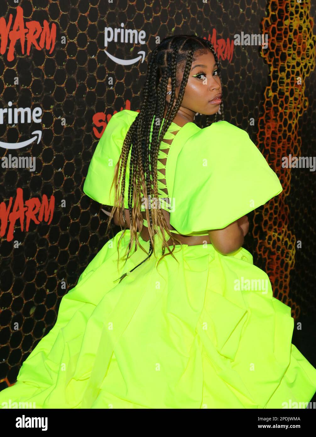 Los Angeles, USA. 14th Mar, 2023. Dominique Fishback arrives at SWARM ...