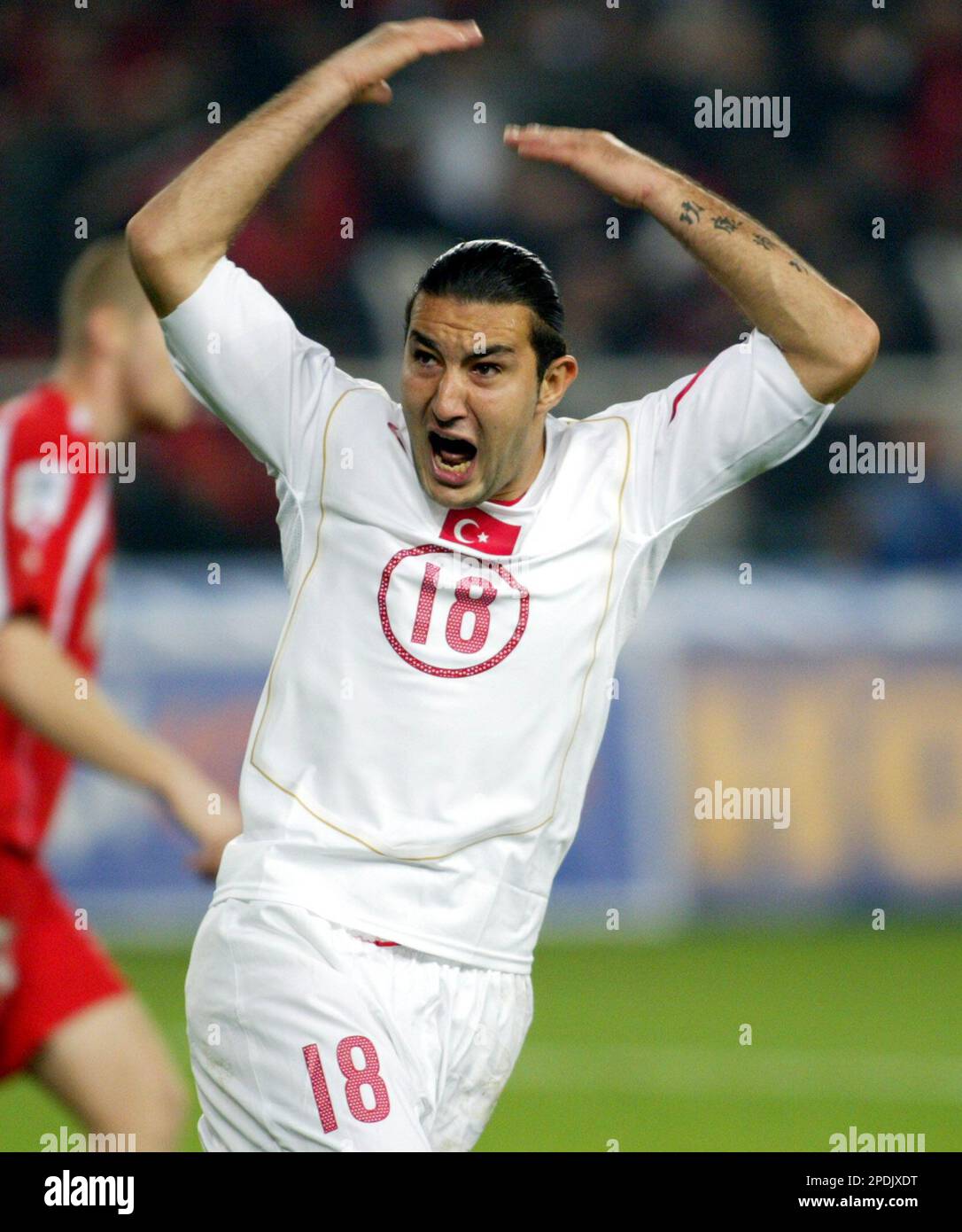 Turkey's Necati Ates celebrates after his goal aganist Switzerland at ...