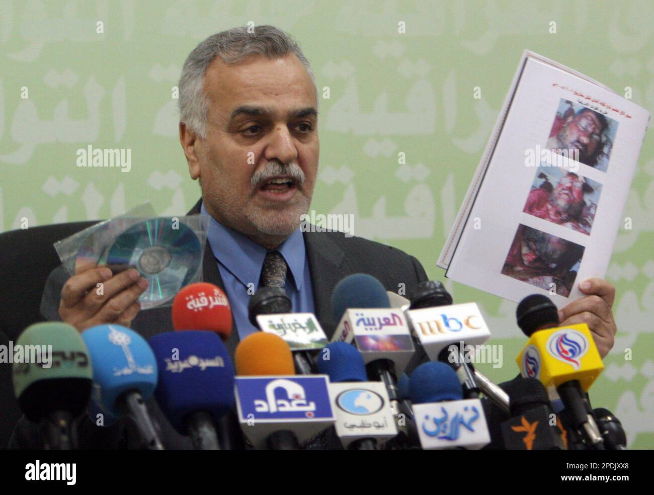Tariq al-Hashimi, the secretary-general of the Iraqi Islamic Party ...