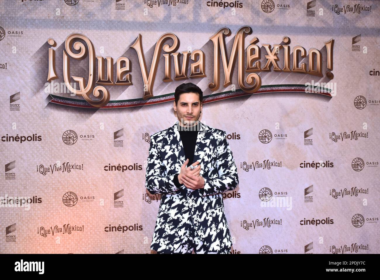 Mexico City, Mexico. 14th Mar, 2023. Actor Alex Perea attends the red ...