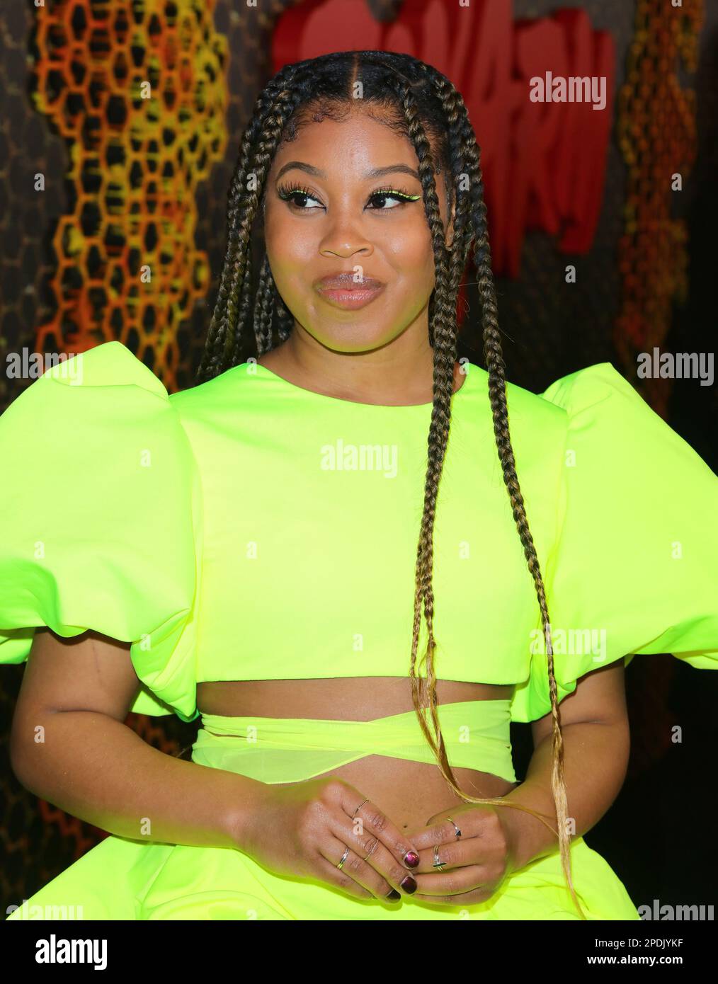 Los Angeles, USA. 14th Mar, 2023. Dominique Fishback arrives at SWARM ...