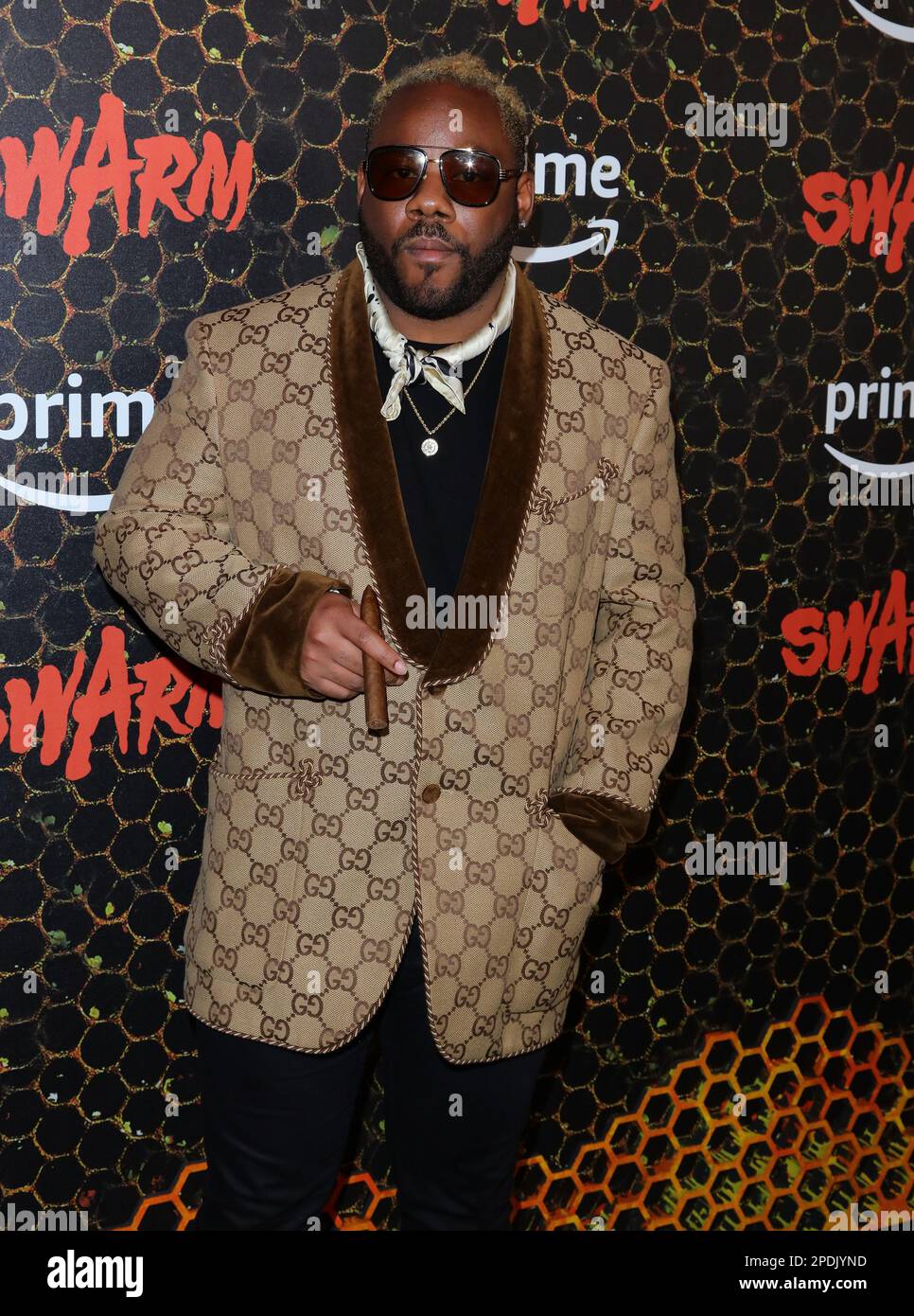 Los Angeles, USA. 14th Mar, 2023. Stephen Glover arrives at SWARM Los ...