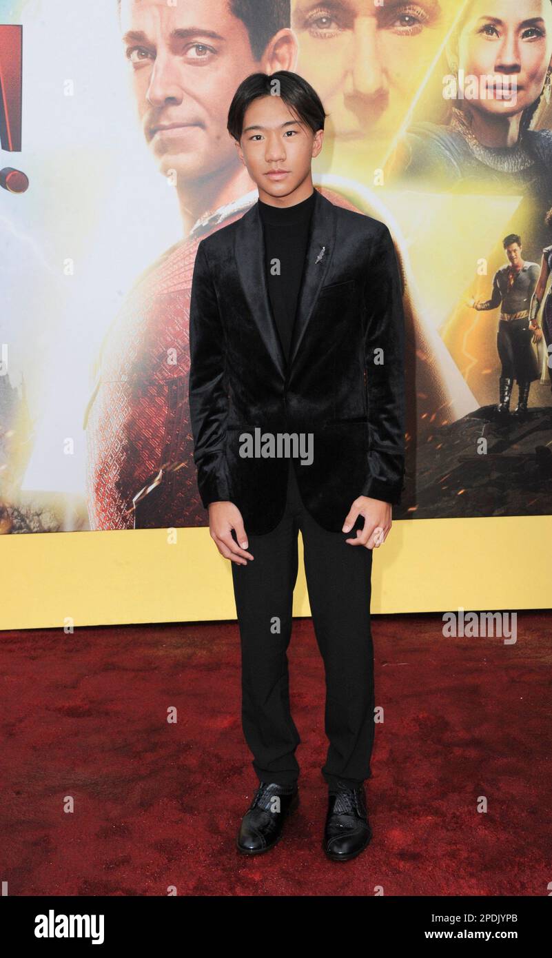 Los Angeles, CA. 14th Mar, 2023. Ian Chen at arrivals for SHAZAM! FURY ...