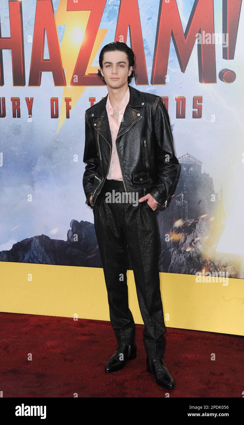 Los Angeles, CA. 14th Mar, 2023. Leon Bennett at arrivals for SHAZAM ...