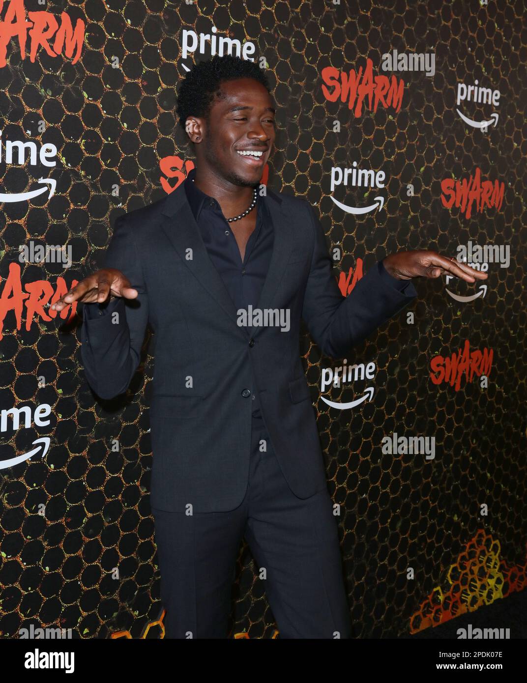 Los Angeles, USA. 14th Mar, 2023. Damson Idris arrives at SWARM Los ...