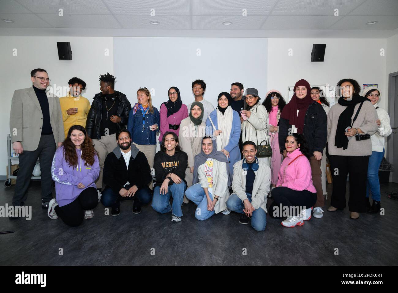 Paris, France. 14th Mar, 2023. Atmosphere during the Saudi Film Nights ...