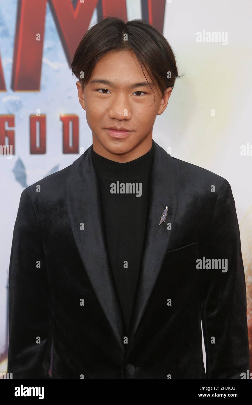 Los Angeles, USA. 15th Mar, 2023. Ian Chen at "Shazam! Fury of the Gods" Premiere held at the ...