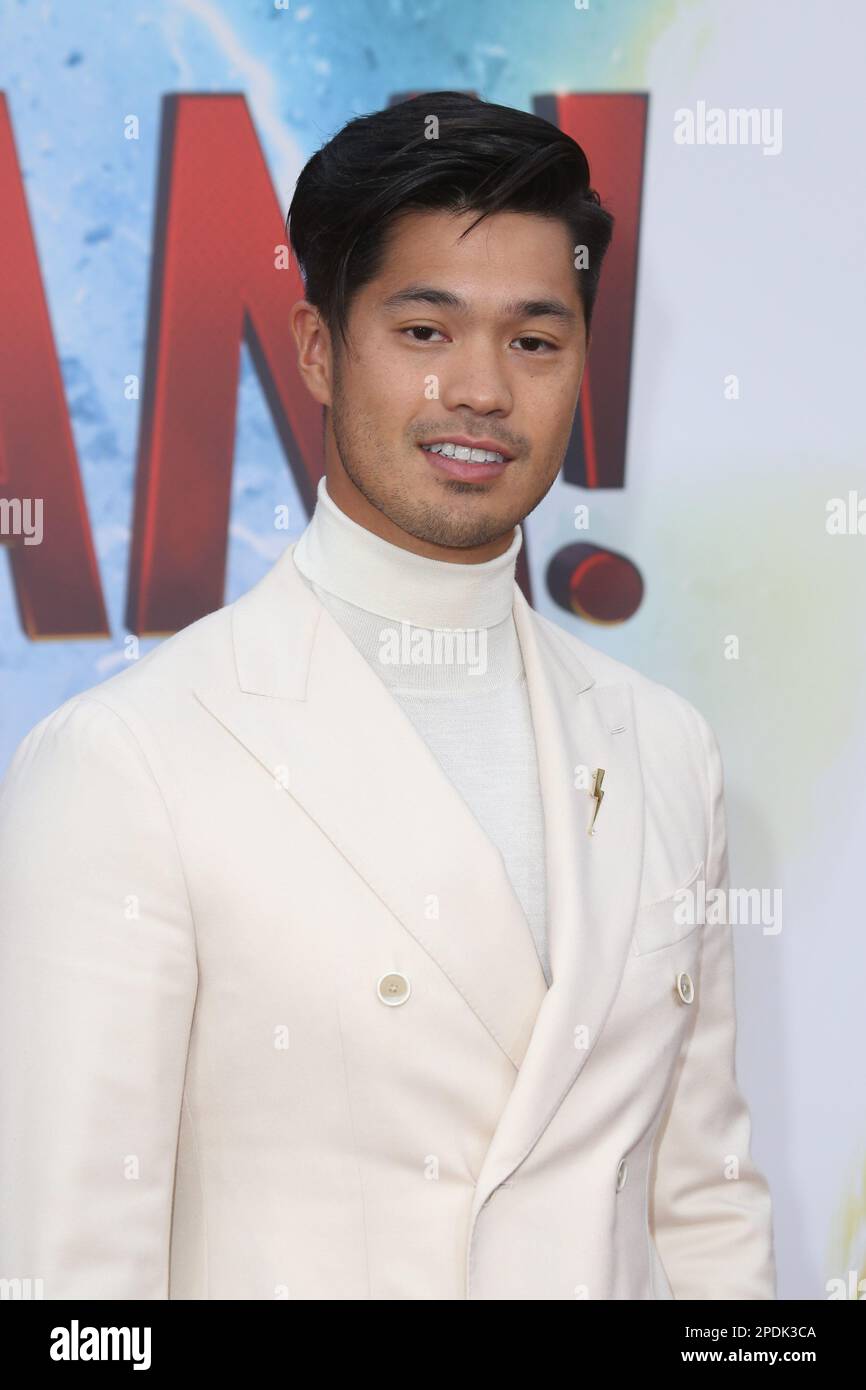 Los Angeles, USA. 15th Mar, 2023. Ross Butler at "Shazam! Fury of the ...