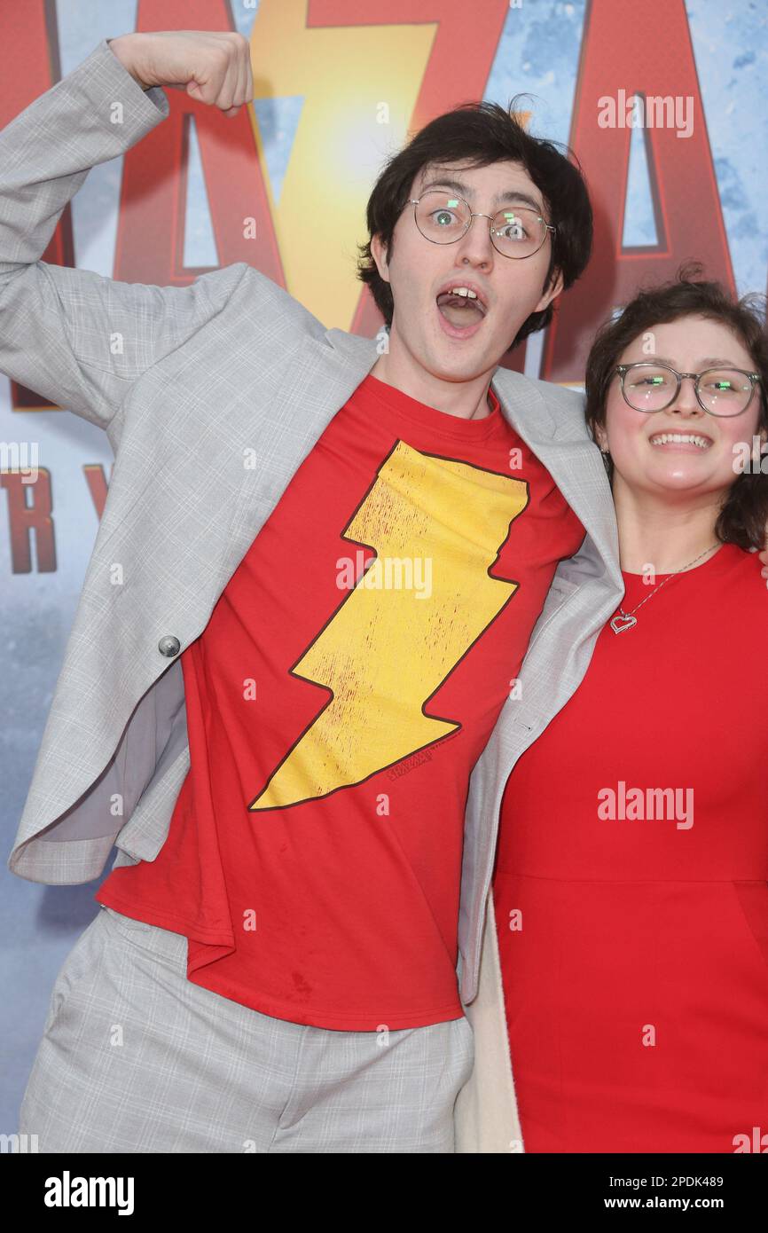 Los Angeles, USA. 15th Mar, 2023. Gianni DeCenzo at "Shazam! Fury of ...