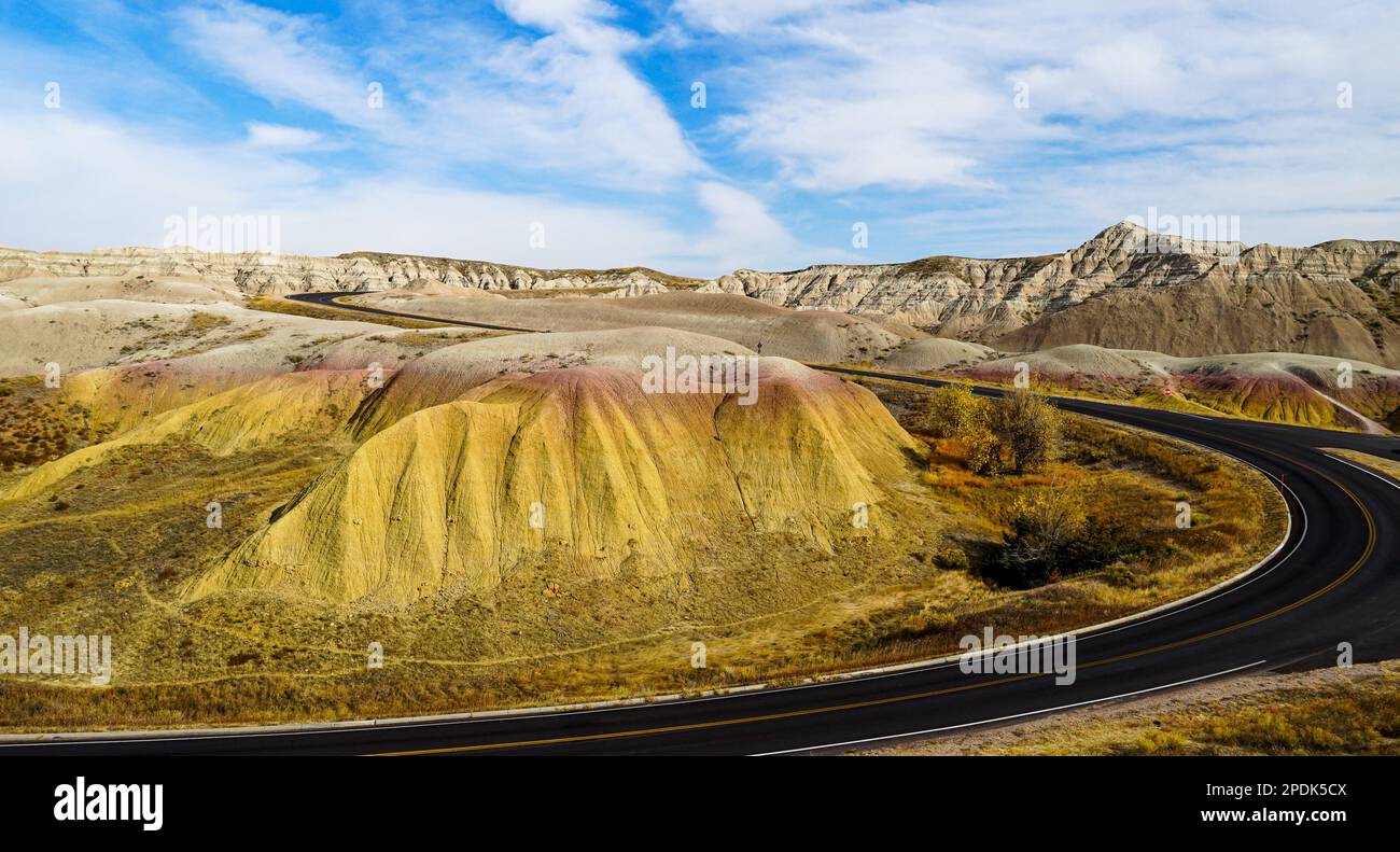 Badlands national park landscape hi-res stock photography and images ...