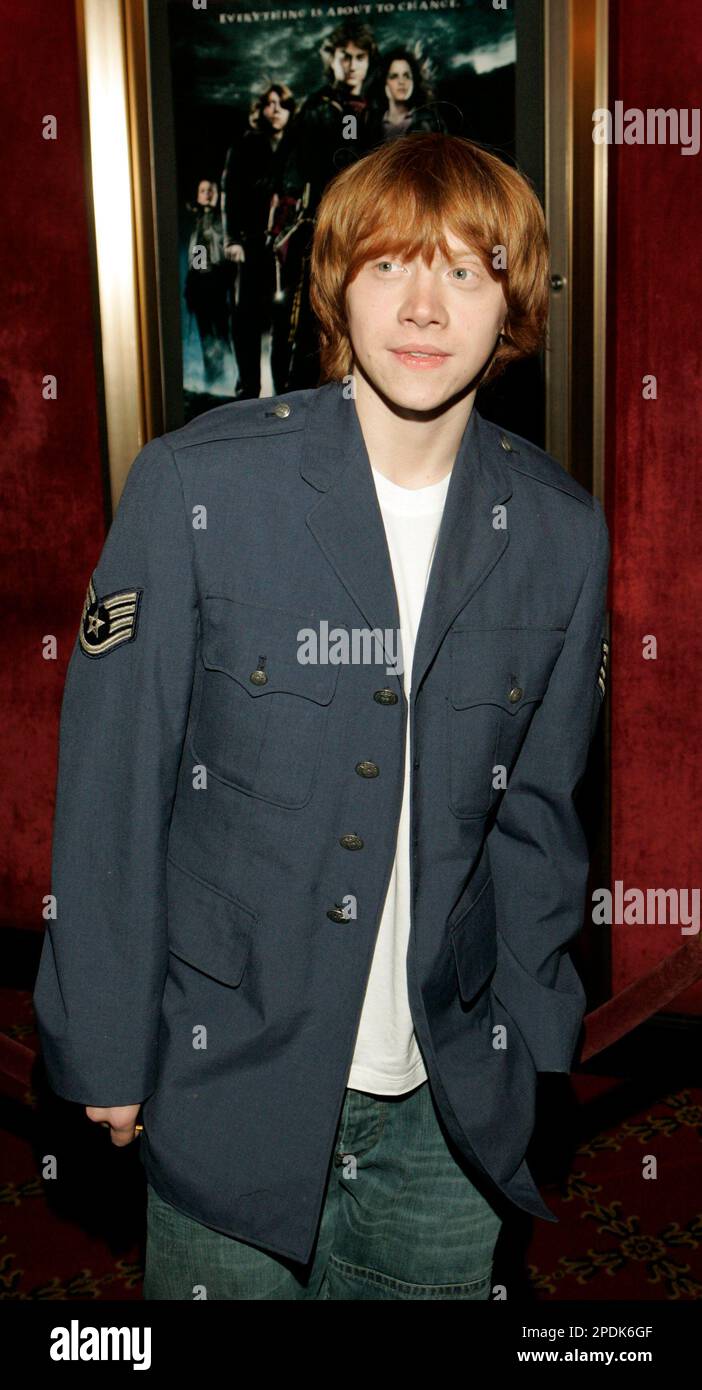 Rupert Grint poses for photographers at the United States premiere of ...
