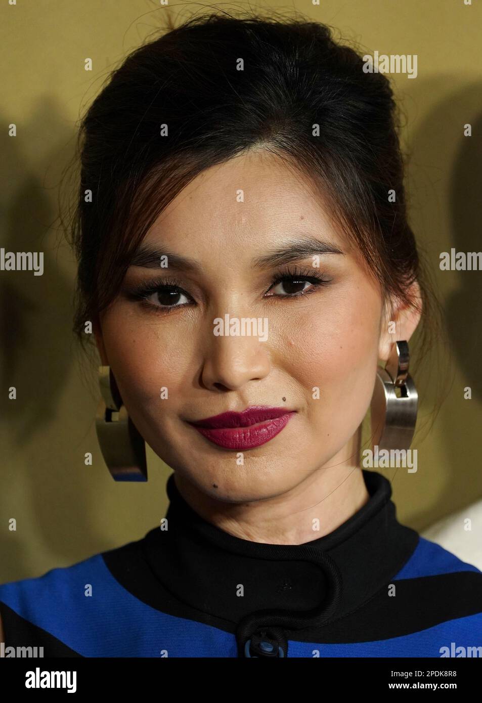 Gemma Chan arrive at the Los Angeles premiere of "Extrapolations ...