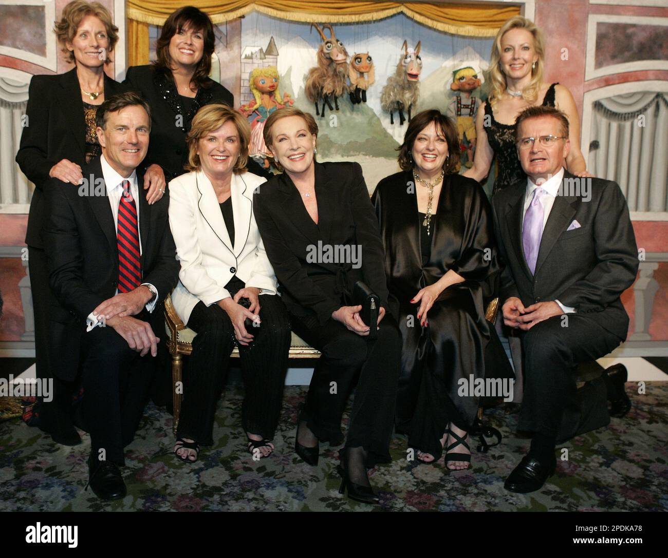 Original cast members from the movie "The Sound of Music" gather for a ...