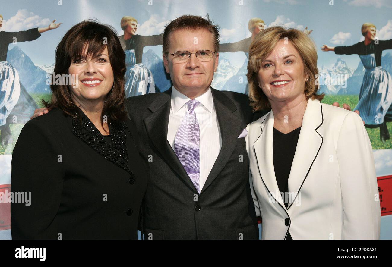 Cast members from "The Sound of Music", from left, Debbie Turner (Marta ...