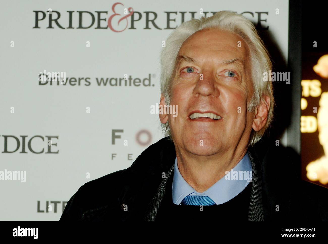 Actor Donald Sutherland poses for photographers upon arriving for the ...