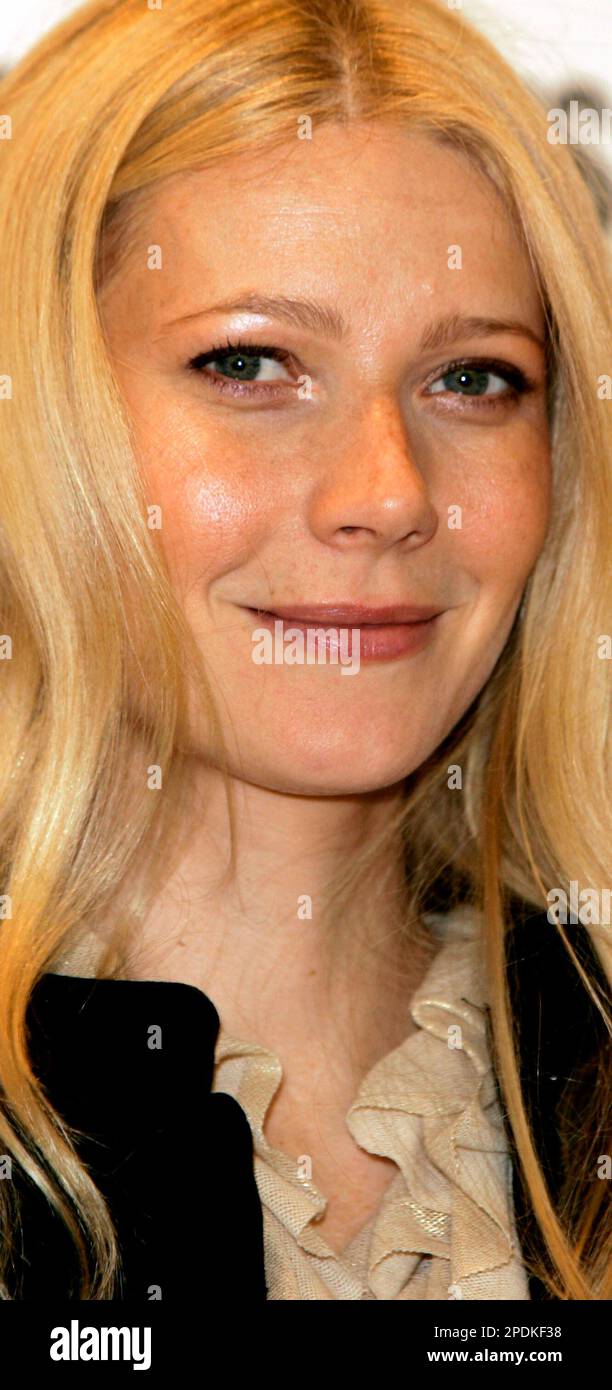 Actress Gwyneth Paltrow poses for photographers as the new face of the ...