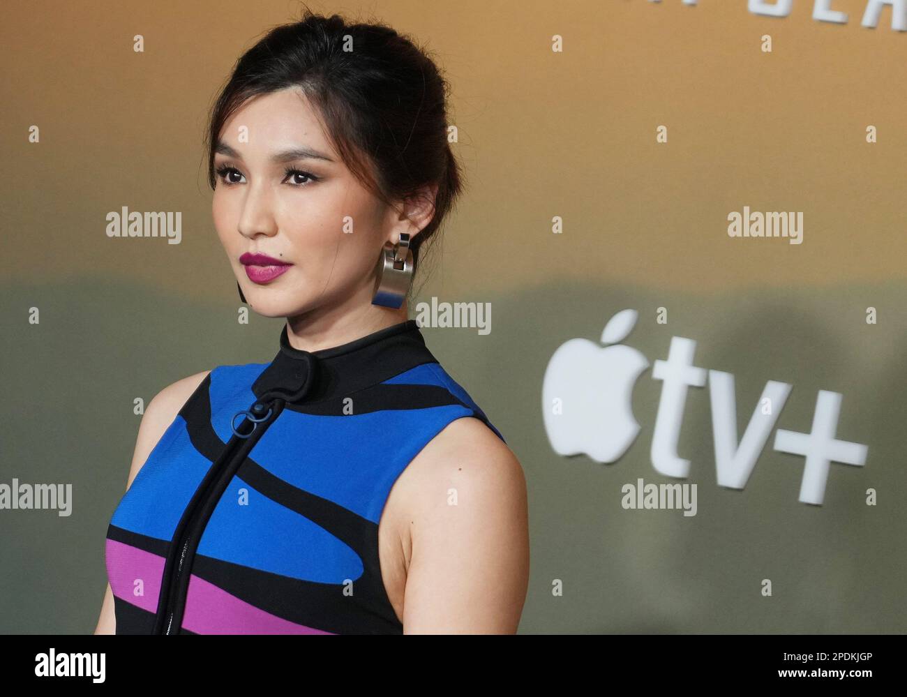 Los Angeles, USA. 14th Mar, 2023. Gemma Chan arrives at the Apple ...