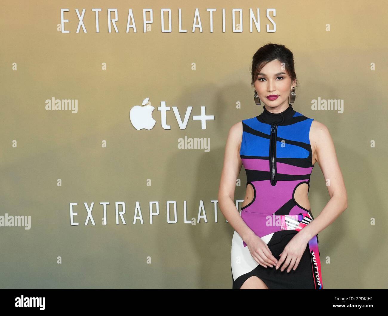 Los Angeles, USA. 14th Mar, 2023. Gemma Chan arrives at the Apple ...