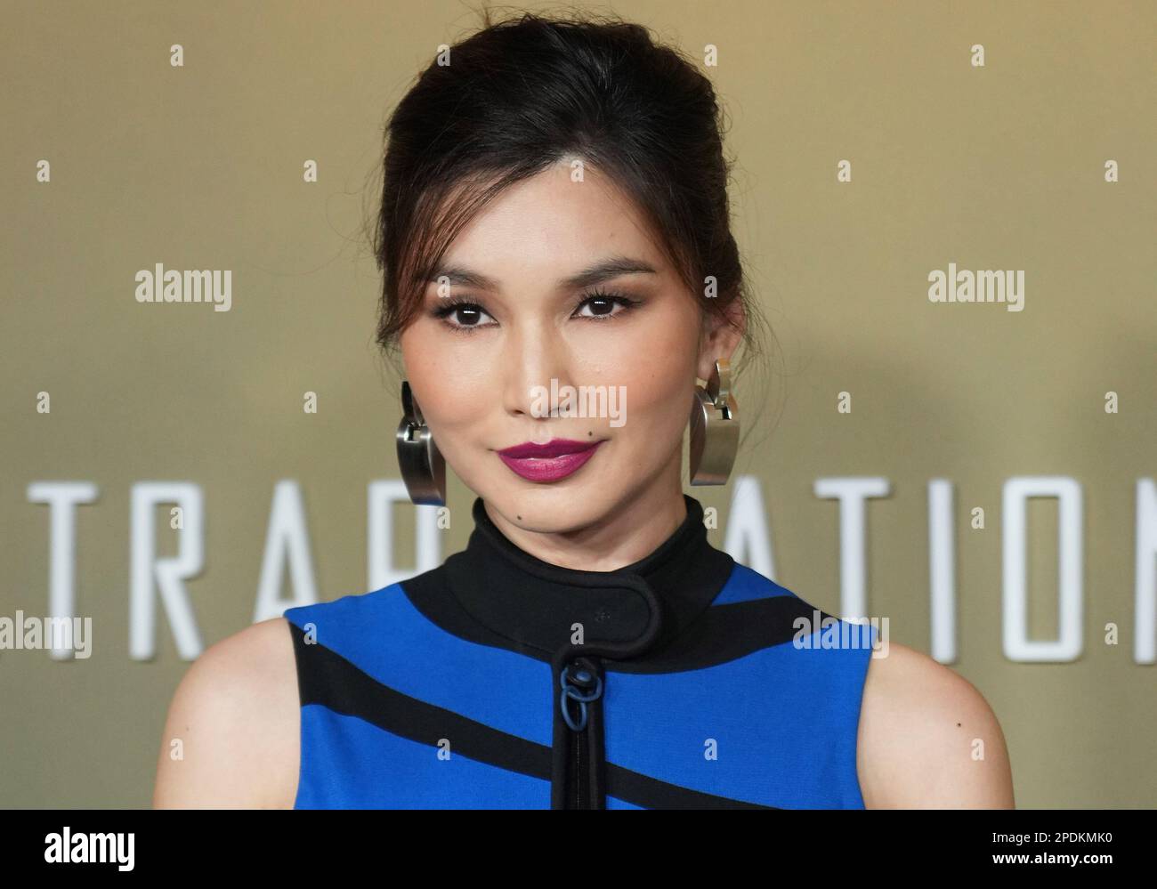 Los Angeles, USA. 14th Mar, 2023. Gemma Chan arrives at the Apple ...