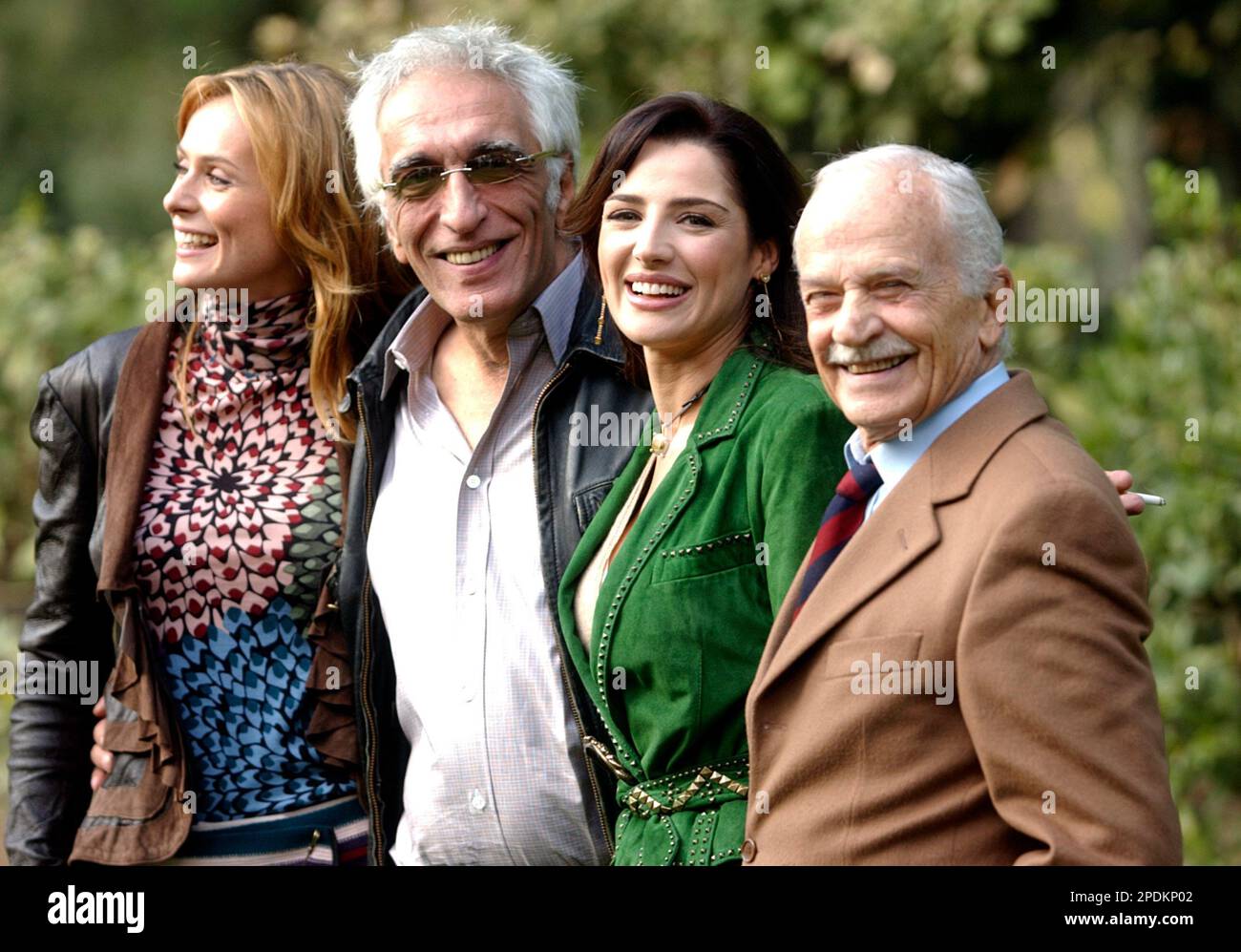 Italian actress Luisa Ranieri, second from right, and co-star Gerard ...