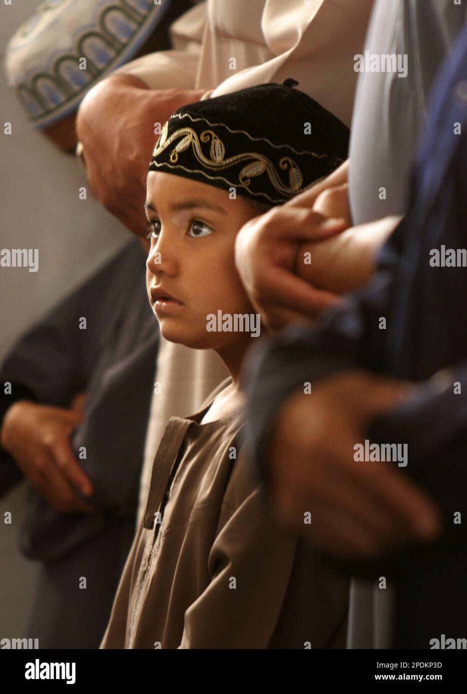 Muslims attend prayers, Friday, Nov. 4, 2005, as they celebrate Eid al ...