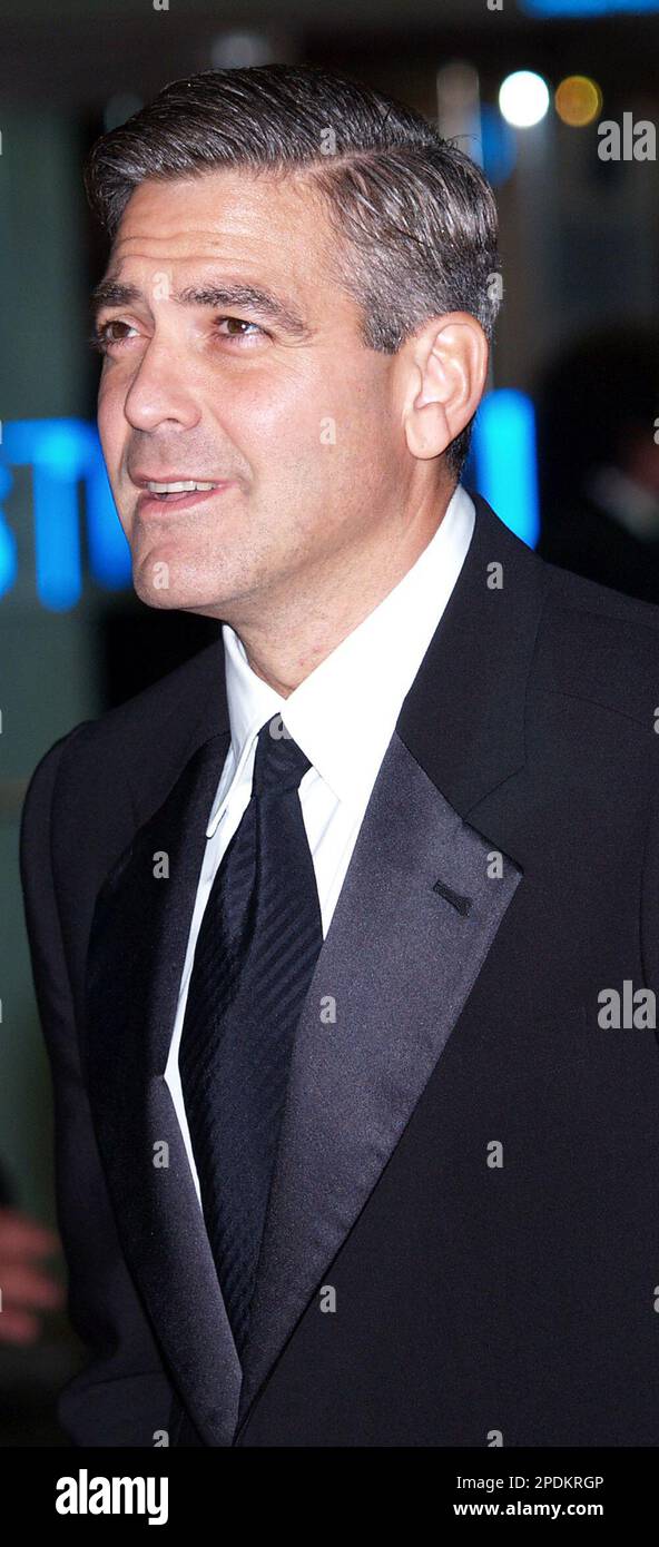 U.S. actor George Clooney arrives for the British Premiere of his ...