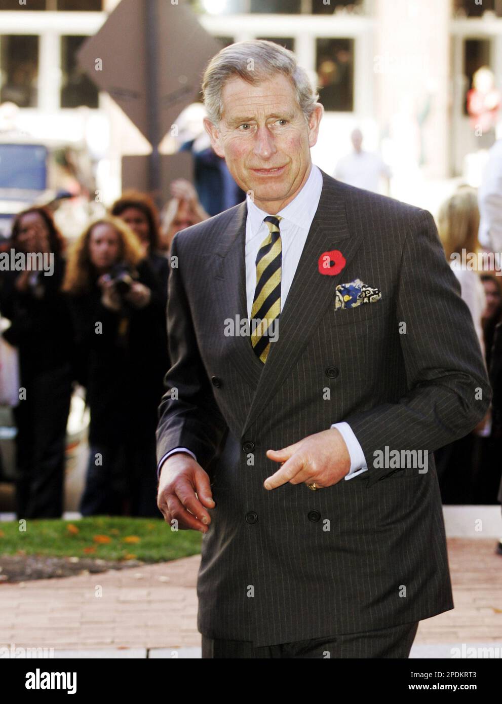 Britain's Prince Charles, arrives at the National Building Museum ...