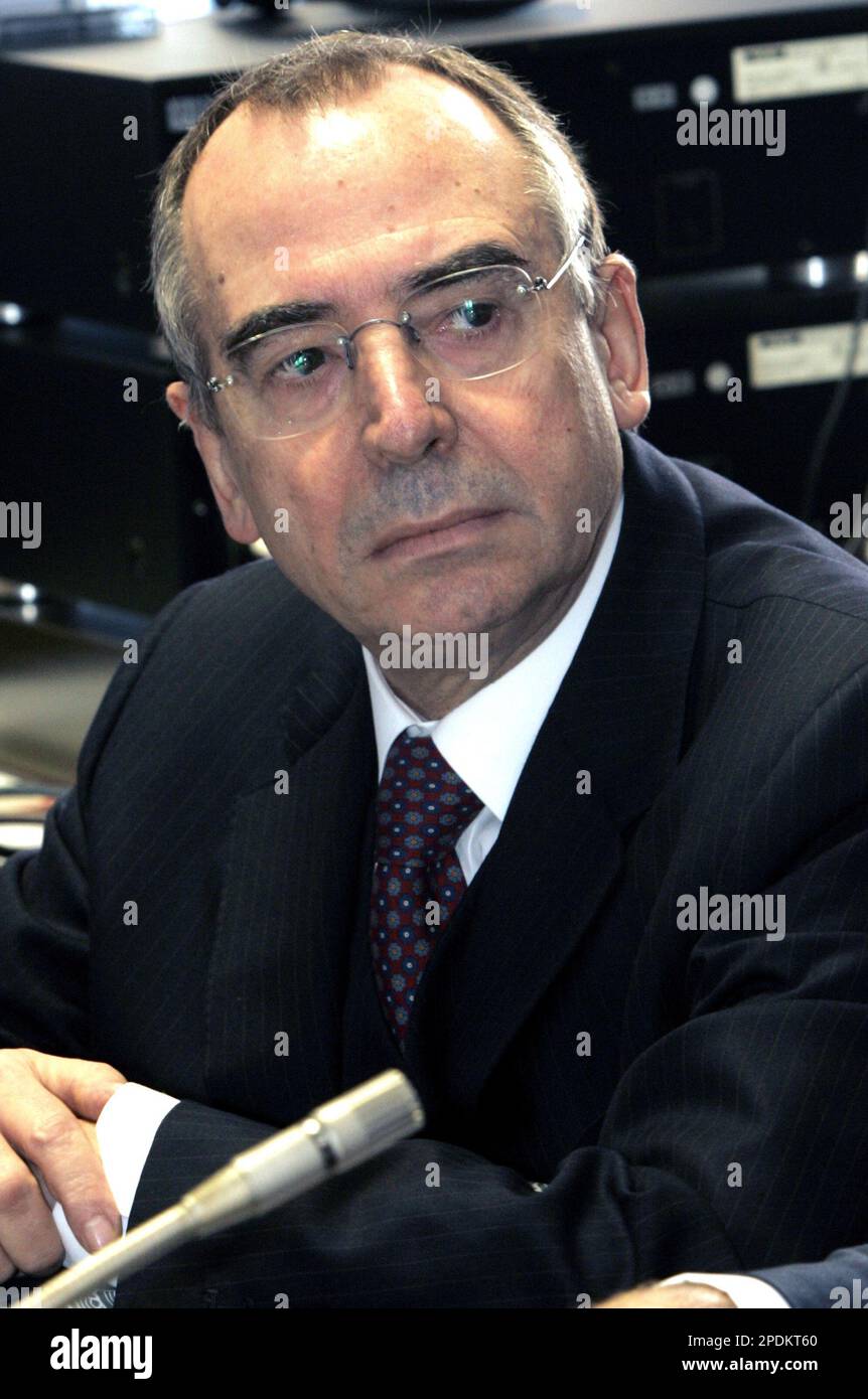 Italian SISMI military intelligence services Director Nicolo' Pollari ...