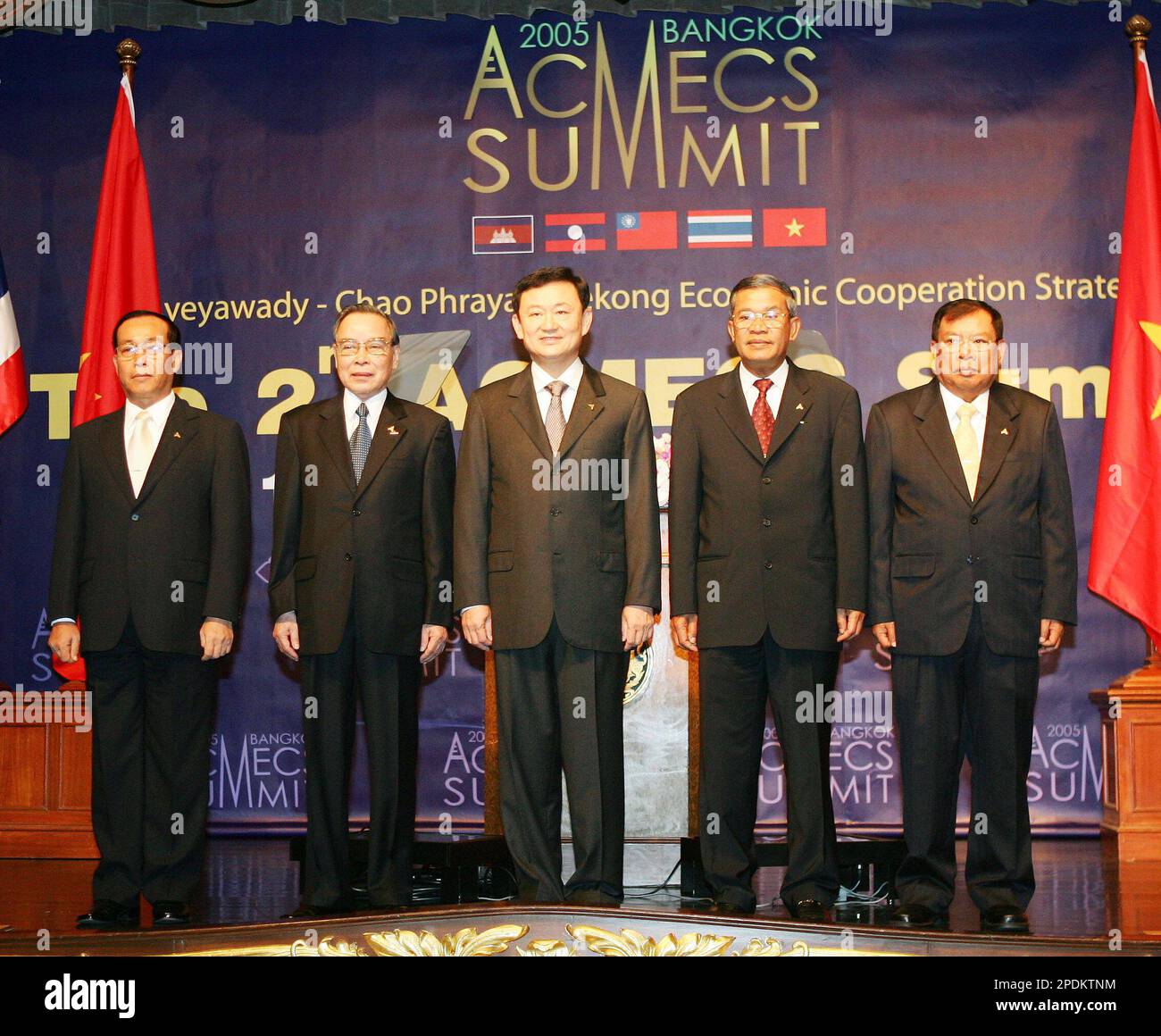 Prime Ministers, from left, Myanmar's Gen. Soe Win, Vietnam's Phan Van ...