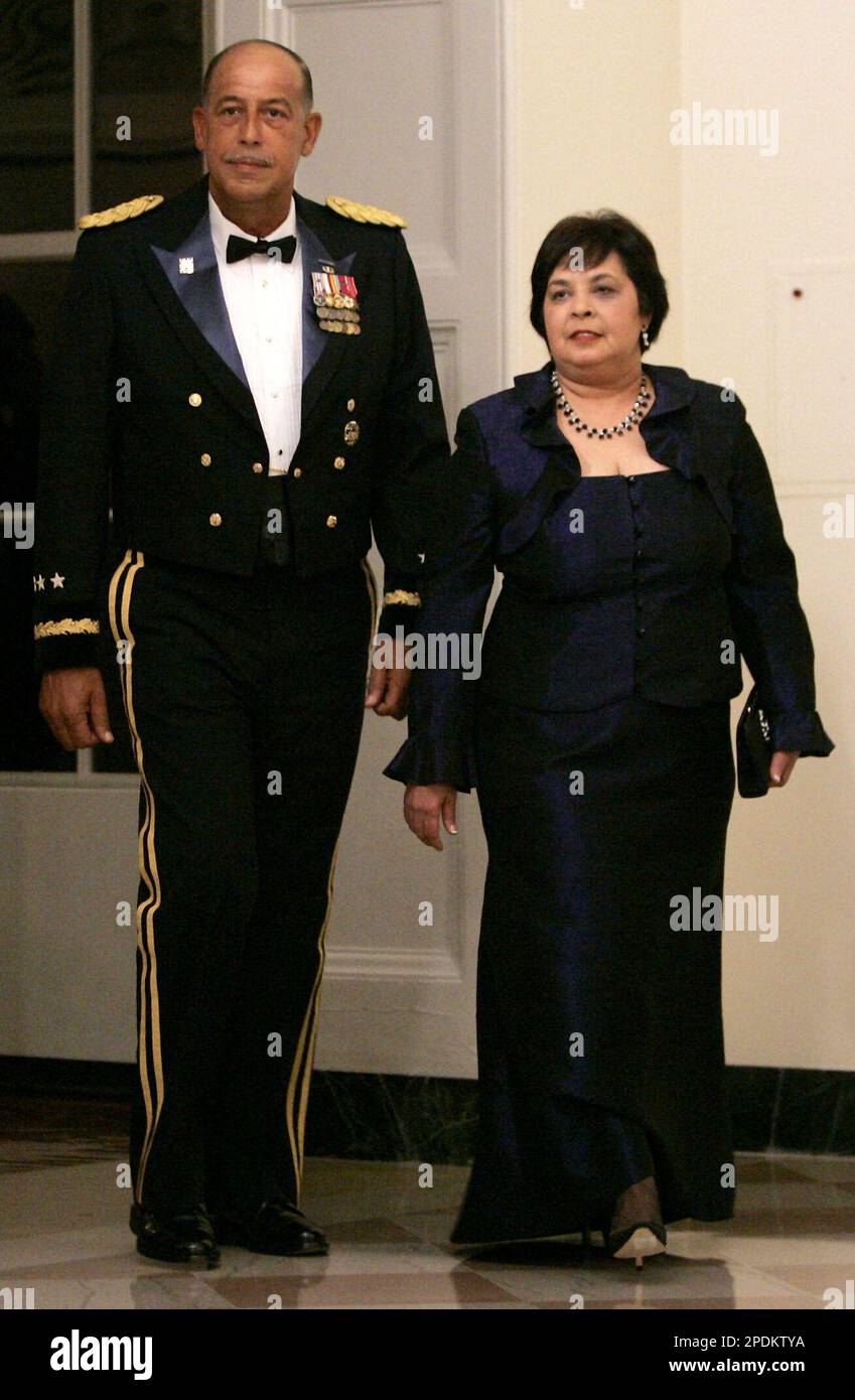 U.S. Army Lt. Gen. Russel L. Honore and his wife Beverly arrive for a ...