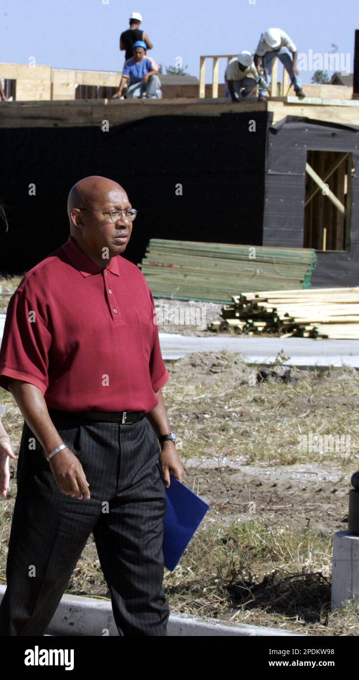 Housing and Urban Development Secretary Alphonso Jackson arrives at the ...