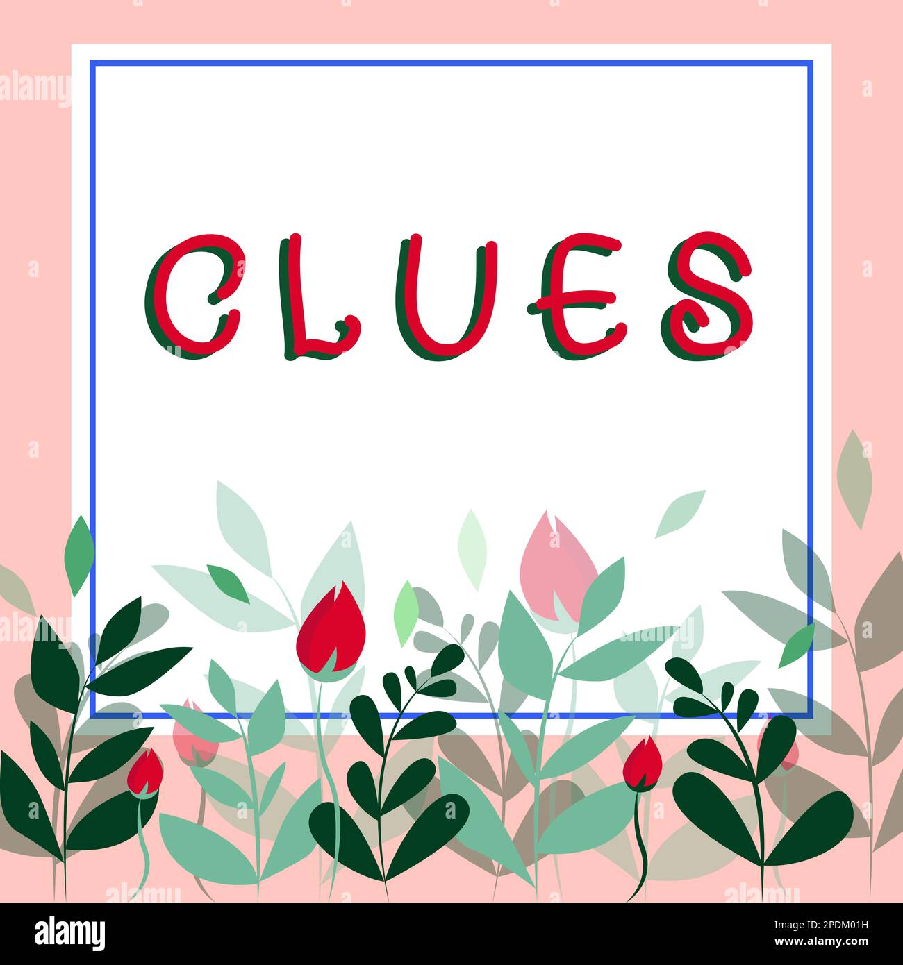 Hand writing sign Clues. Business overview Piece of evidence ...