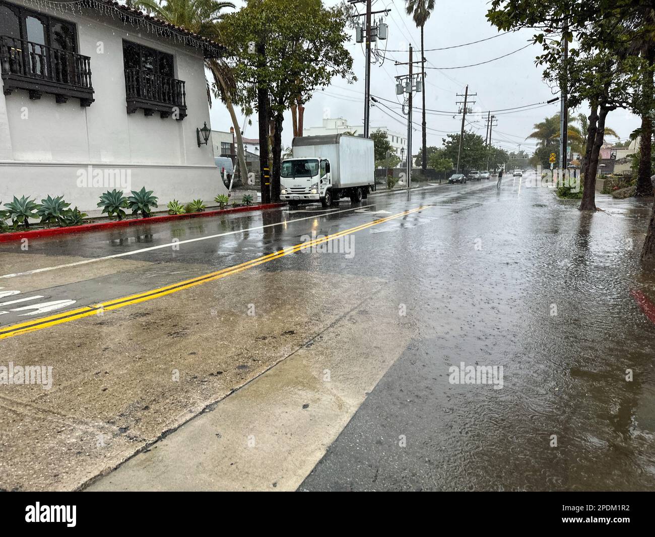 Santa Barbara, California, USA. 14th Mar, 2023. Flooded Streets in ...