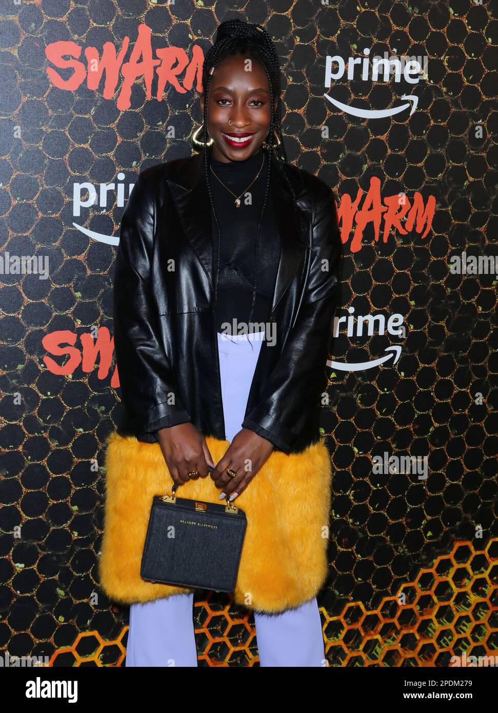 Los Angeles, USA. 14th Mar, 2023. Adamma Ebo arrives at SWARM Los ...