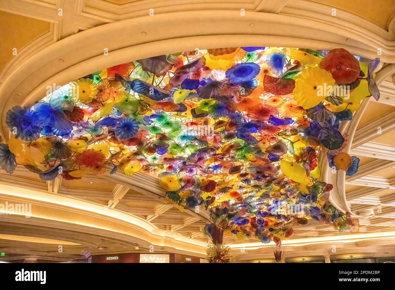 Bellagio hotel lobby ceiling hi-res stock photography and images - Alamy