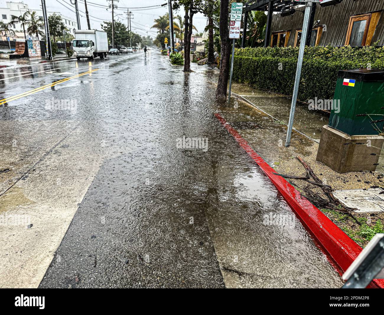 Santa Barbara, California, USA. 14th Mar, 2023. Flooded Streets in ...