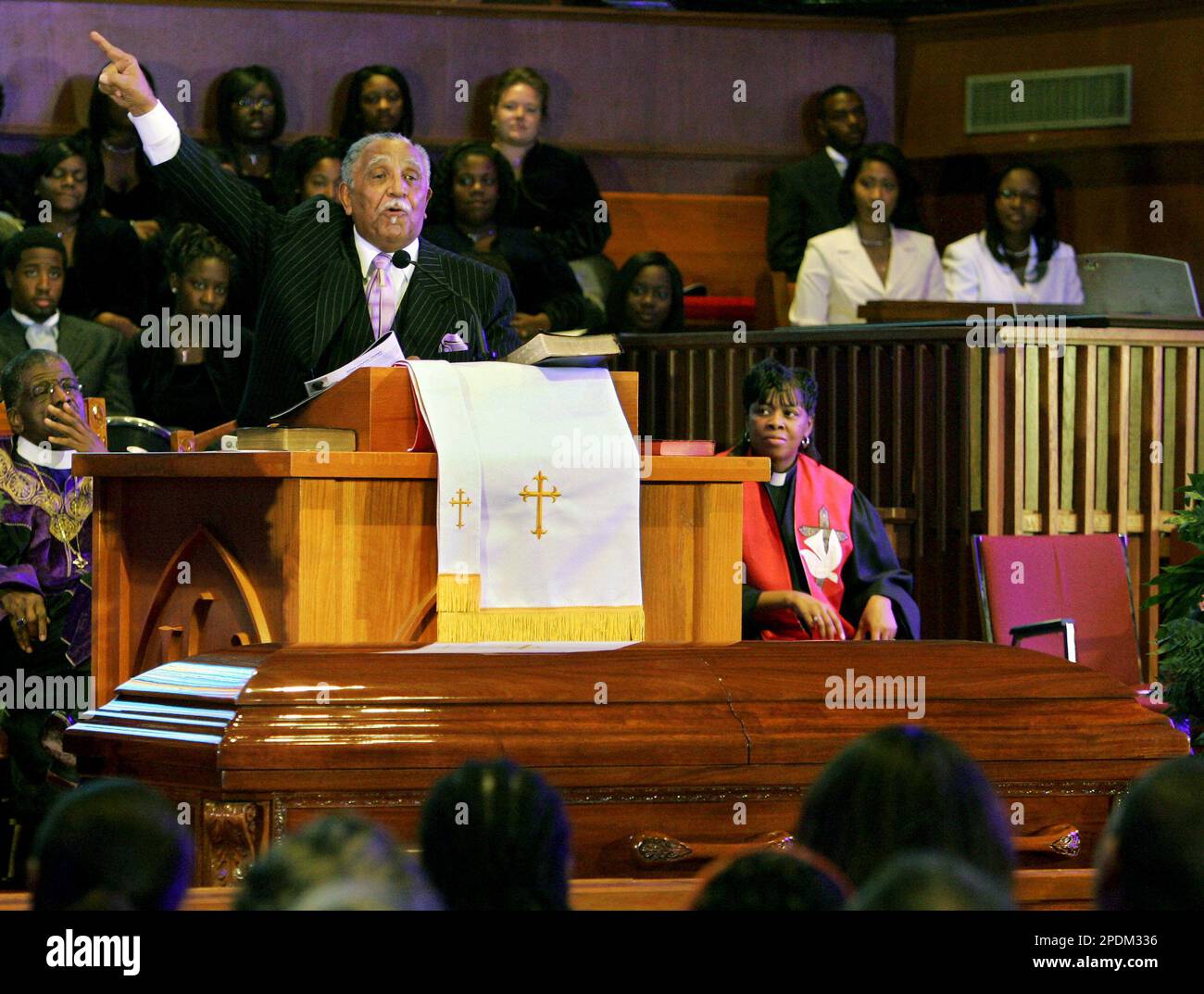 The body of civil rights icon Rosa Parks lies in the St. Paul A.M.E ...