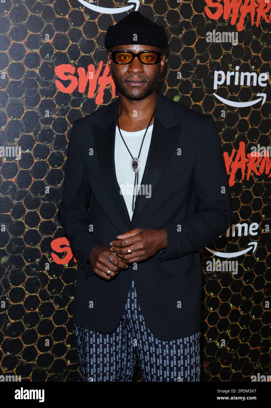 Los Angeles, USA. 14th Mar, 2023. Michael Oloyede arrives at SWARM Los ...